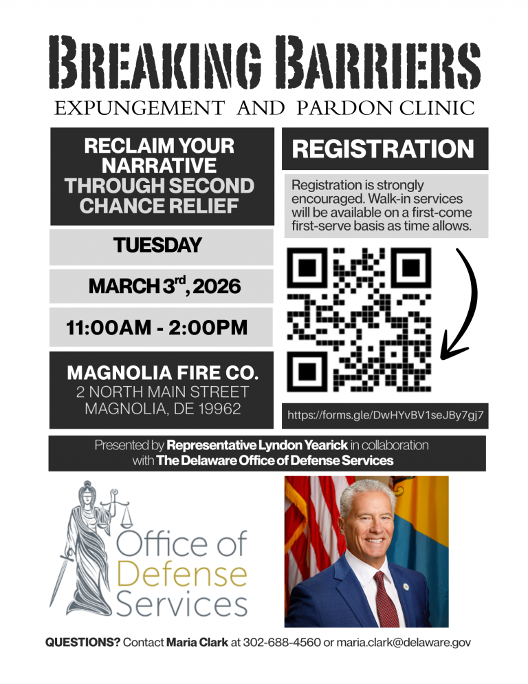 Breaking Barriers Expungement and Pardon Clinic